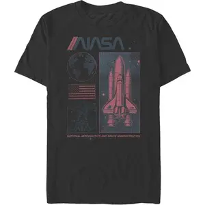NASA Future Frontier Graphic T-shirt - Black
