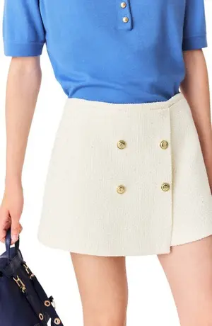 Maje Tweed Skort