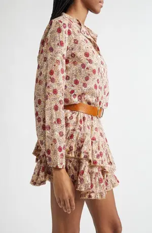 Isabel Marant Étoile Maria Print Cotton Button-up Shirt