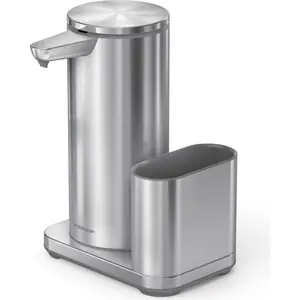SIMPLEHUMAN 14 Oz. Liquid Sensor Pump With Caddy - Brushed