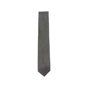 TOM FORD Geometric Pattern Neck Tie - Black