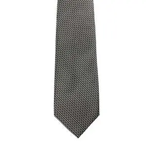 TOM FORD Geometric Pattern Neck Tie - Black