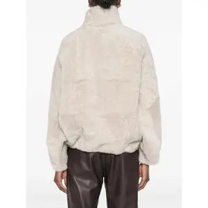 Brunello Cucinelli Shearling Jacket - Gray