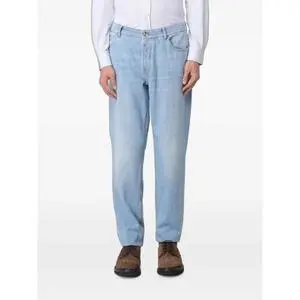 Brunello Cucinelli Tailored Stretch-cotton Trousers - Blue