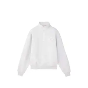 Jacquemus Grey Cotton Quarter-zip Sweatshirt - Multicolor