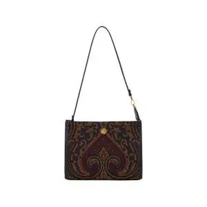 Etro Jacquard Paisley Pouch - Blue