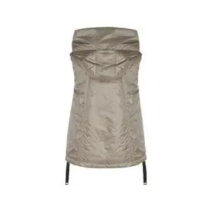 Max Mara Sleeveless Hooded Vest - Brown