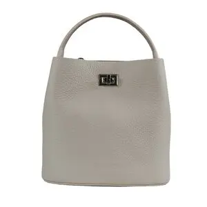 HAMEL ATELIER Riva Leather Crossbody Bag Light - Grey