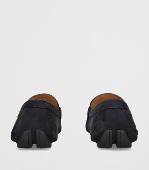 FERRAGAMO Nubuck Front 4 Driving Shoes