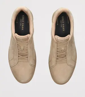 Cole Haan Leather Grandprø Luxe Slip-on Sneakers