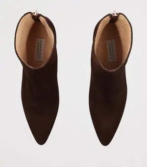 Gabriela Hearst Suede Clayton Boots - Brown