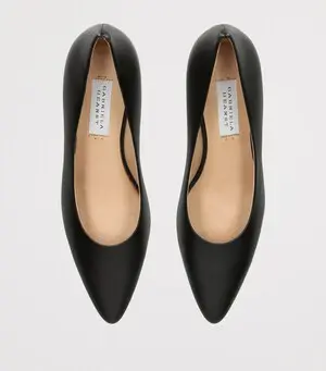Gabriela Hearst Leather Peggy Heeled Pumps 50