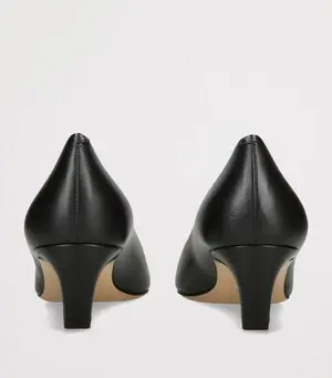 Gabriela Hearst Leather Peggy Heeled Pumps 50