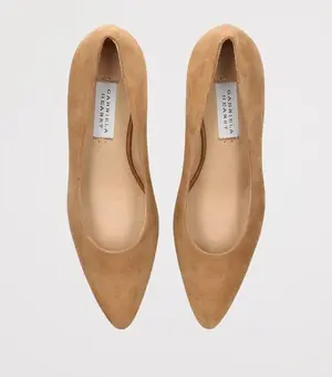 Gabriela Hearst Suede Peggy Heeled Pumps 50
