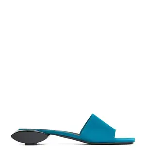 Alaïa Suede Ellipse Mules 30