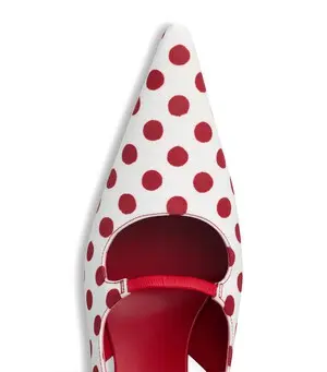 Alaïa Polka-dot Drop Slingback Pumps 80
