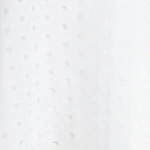 Alaïa Silk Eyelet Tunic Top