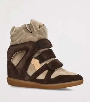 Isabel Marant Étoile Suede Bekett Wedge Sneakers 50
