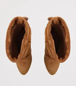 Isabel Marant Étoile Suede Dalby Heeled Boots 55