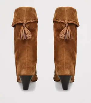 Isabel Marant Étoile Suede Dalby Heeled Boots 55