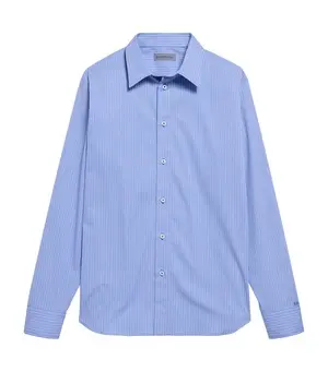 Balenciaga Cotton Stripe Shirt - Blue