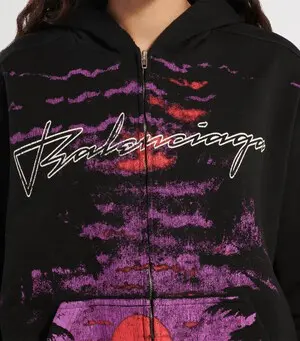 Balenciaga Cotton Dream Print Hoodie