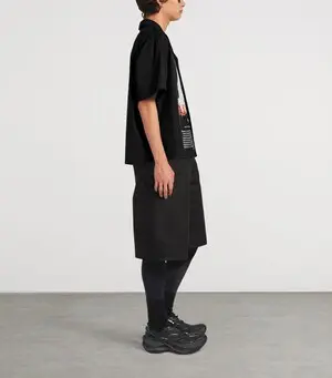 Balenciaga Graphic Print Bowling Shirt