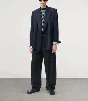Loewe Wool-blend Drawstring Trousers