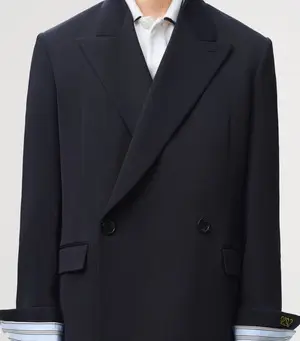 Loewe Double-breasted Jacket With Cuffs