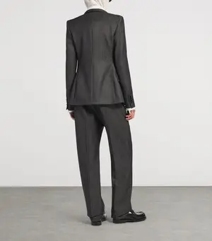 Balenciaga Wool Straight-leg Trousers