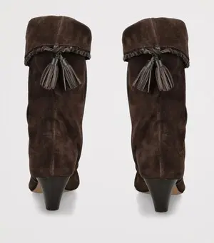 Isabel Marant Étoile Suede Dalby Heeled Boots 55