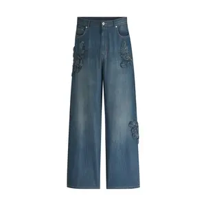 Dior Regular-fit Embroidered Jeans - Blue
