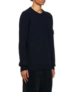 Stone Island Compass-patch Knitted Jumper