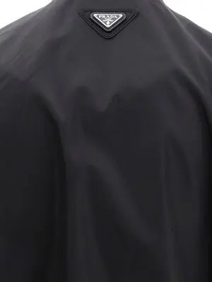 Prada Triangle-logo Zipped Oversized Jacket