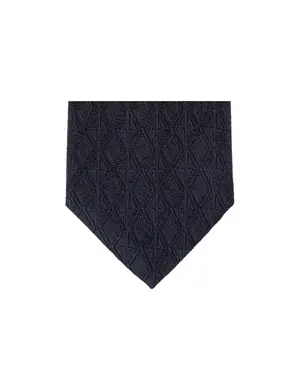 Gucci Jacquard Neck Tie - Blue