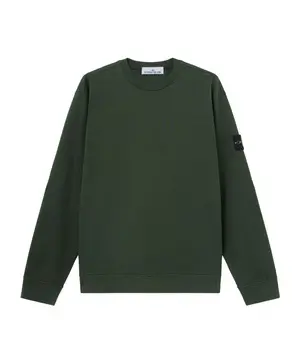 Stone Island Regular-fit Crewneck Sweatshirt - Juniper