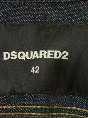 Dsquared2 Distressed Denim Sleeveless Jacket