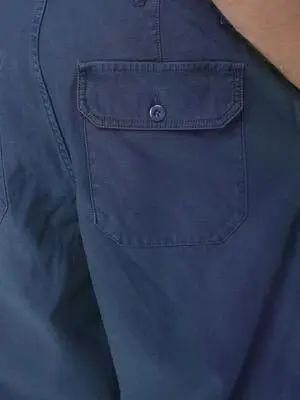 BLAUER. Wide-leg Cotton Trousers