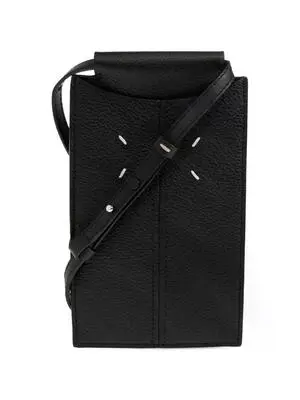 MAISON MARGIELA Grained-leather Phone Holster Bag