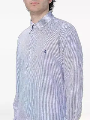 BROOKSFIELD Striped Linen Shirt
