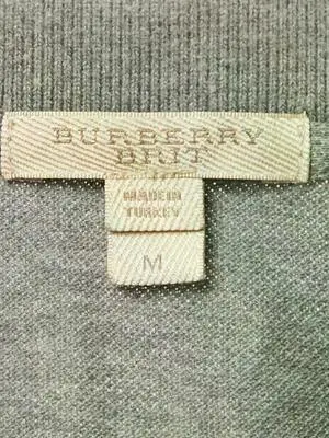 Burberry Embroidered-logo Short-sleeve Polo Shirt