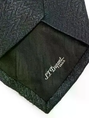 S.t. Dupont Jacquard Zig-zag Neck Tie