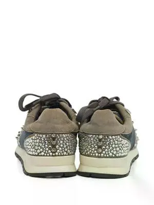 Philipp Plein Crystal-embellished Lace-up Sneakers
