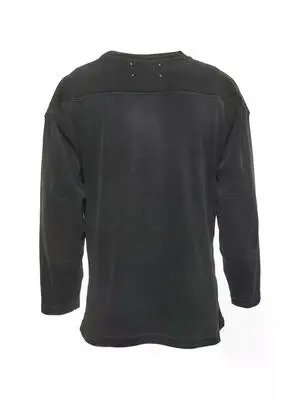 MAISON MARGIELA Logo Print Crew Neck Sweatshirt