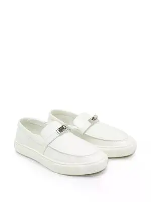 Hermès Game Leather Slip-on Sneakers