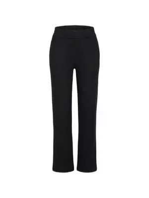 Emporio Armani Logo Embellished Track Pants - Black