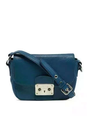 Miu Miu Leather Crossbody Bag - Blue