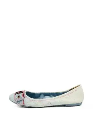 LOUIS VUITTON Monogram Ballet Flats - Blue