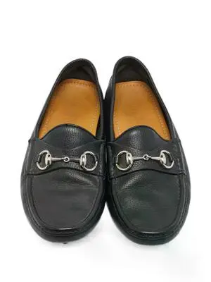 Gucci Horsebit Loafers In Grained Leather