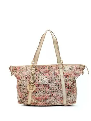 Fendi Superstar Zucchino Floral-print Tote Bag - Neutrals